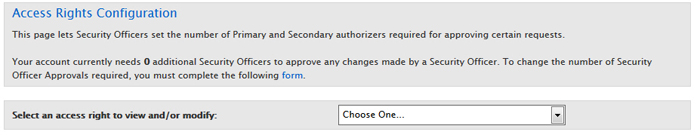 Configure Access Rights